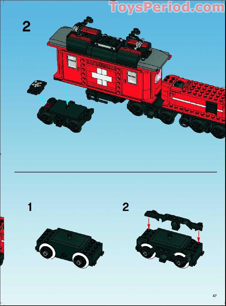 LEGO 10183 Hobby Train Set Instructions and Parts List