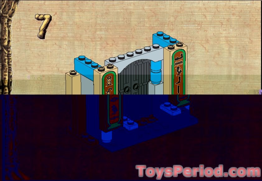 LEGO 2996 Adventurers Tomb Instructions and Parts List