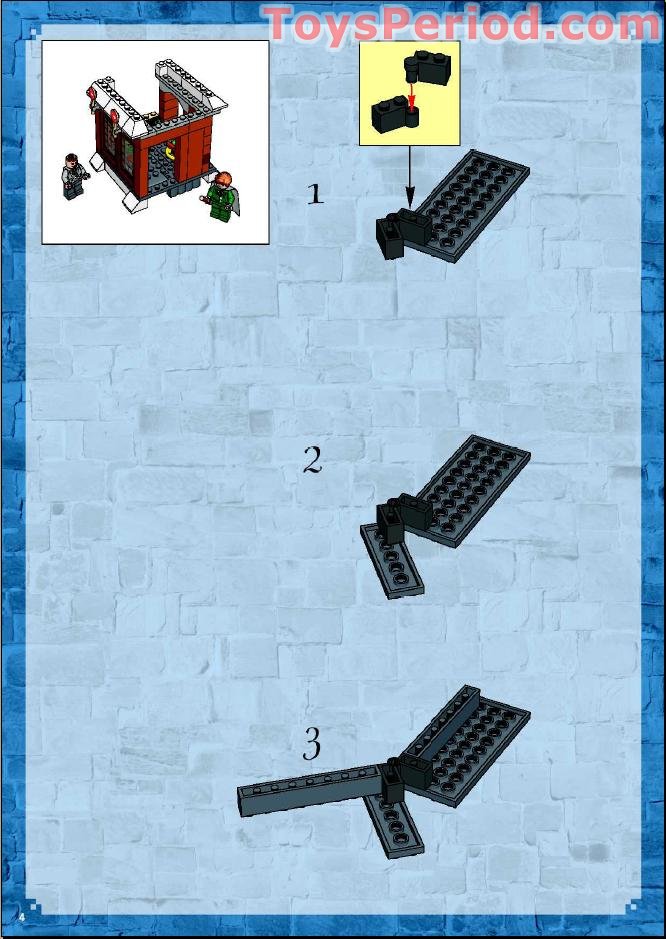 LEGO 4756 Shrieking Shack Instructions and Parts List