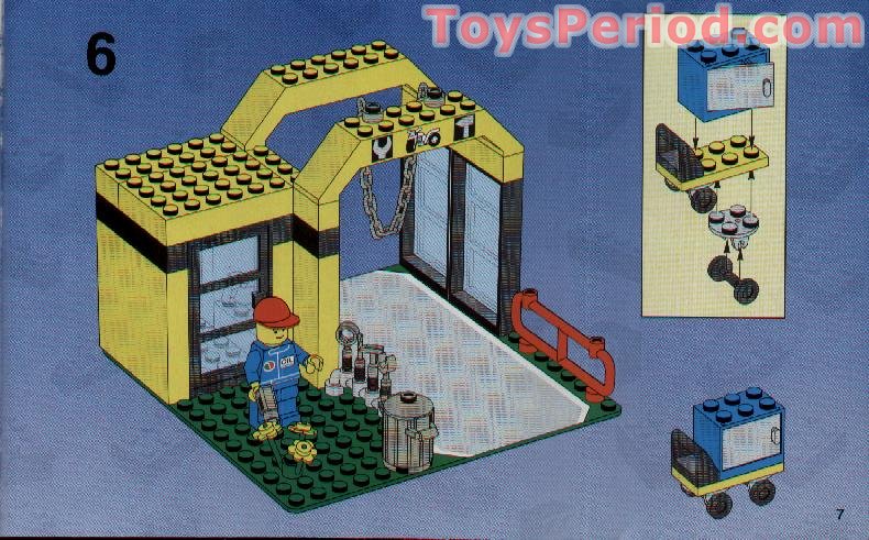 LEGO 6426 Super Cycle Center Instructions and Parts List