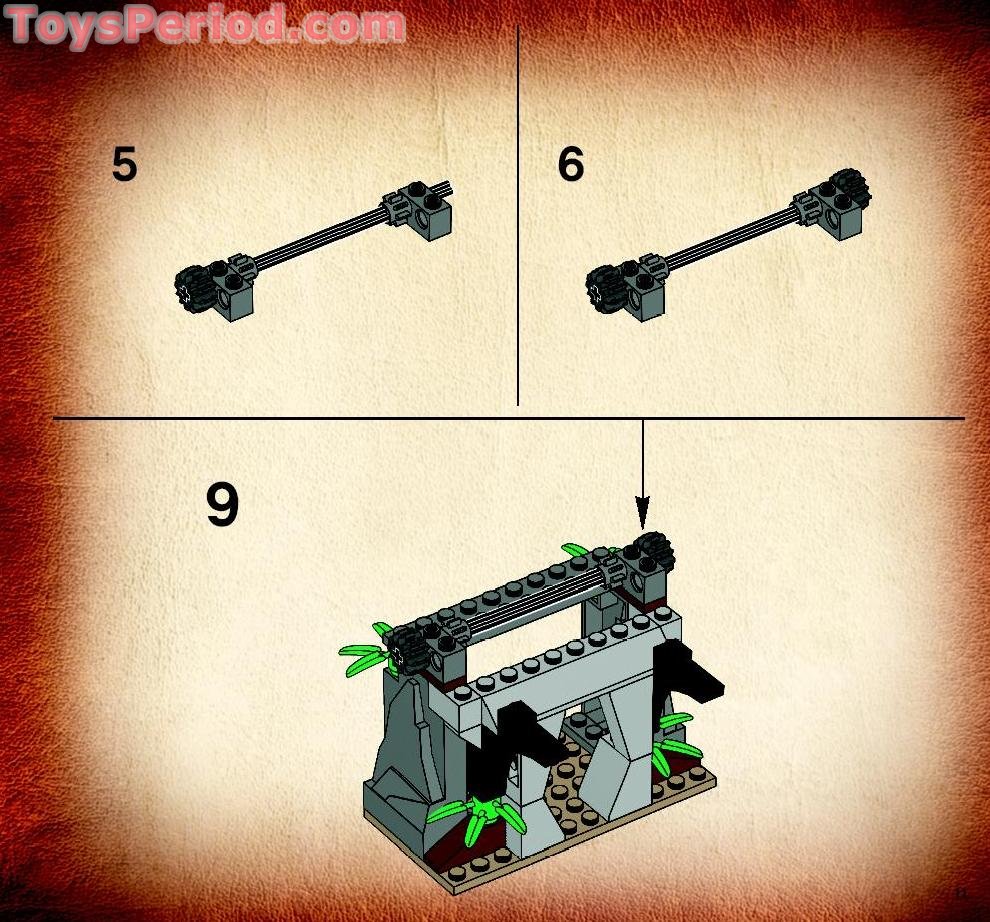 LEGO 7626 Jungle Cutter Instructions and Parts List