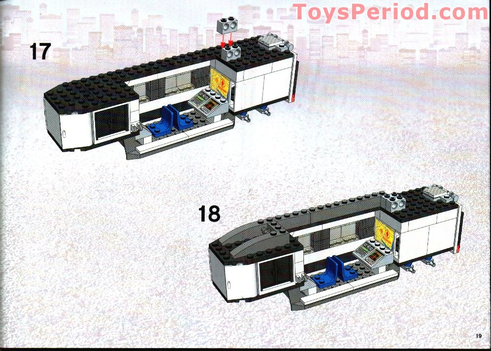 LEGO 7034 Surveillance Truck Instructions and Parts List