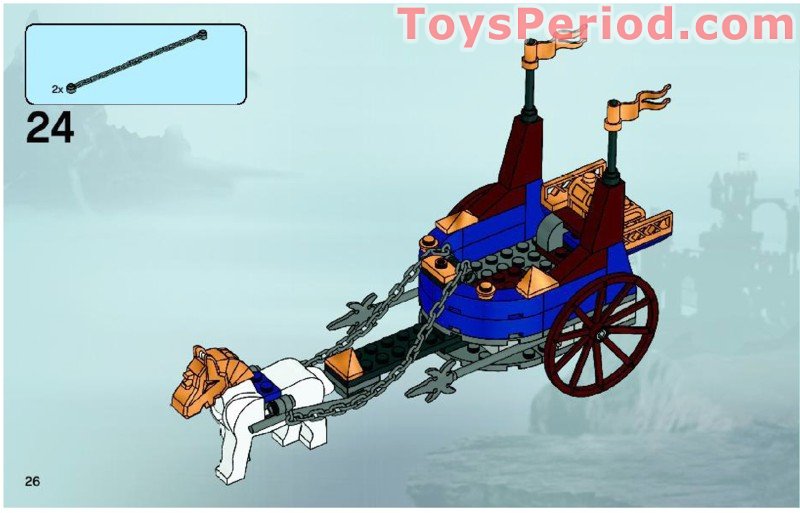 LEGO 7078 King's Battle Chariot Instructions and Parts List