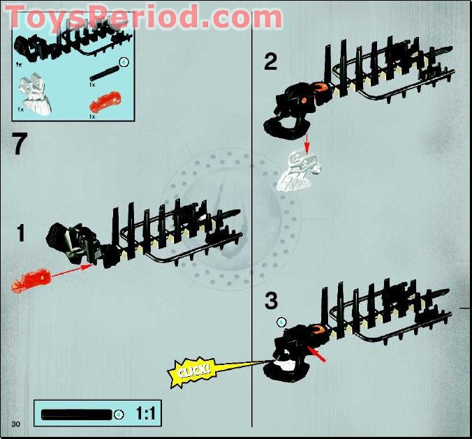 LEGO 8626 Irnakk Instructions and Parts List