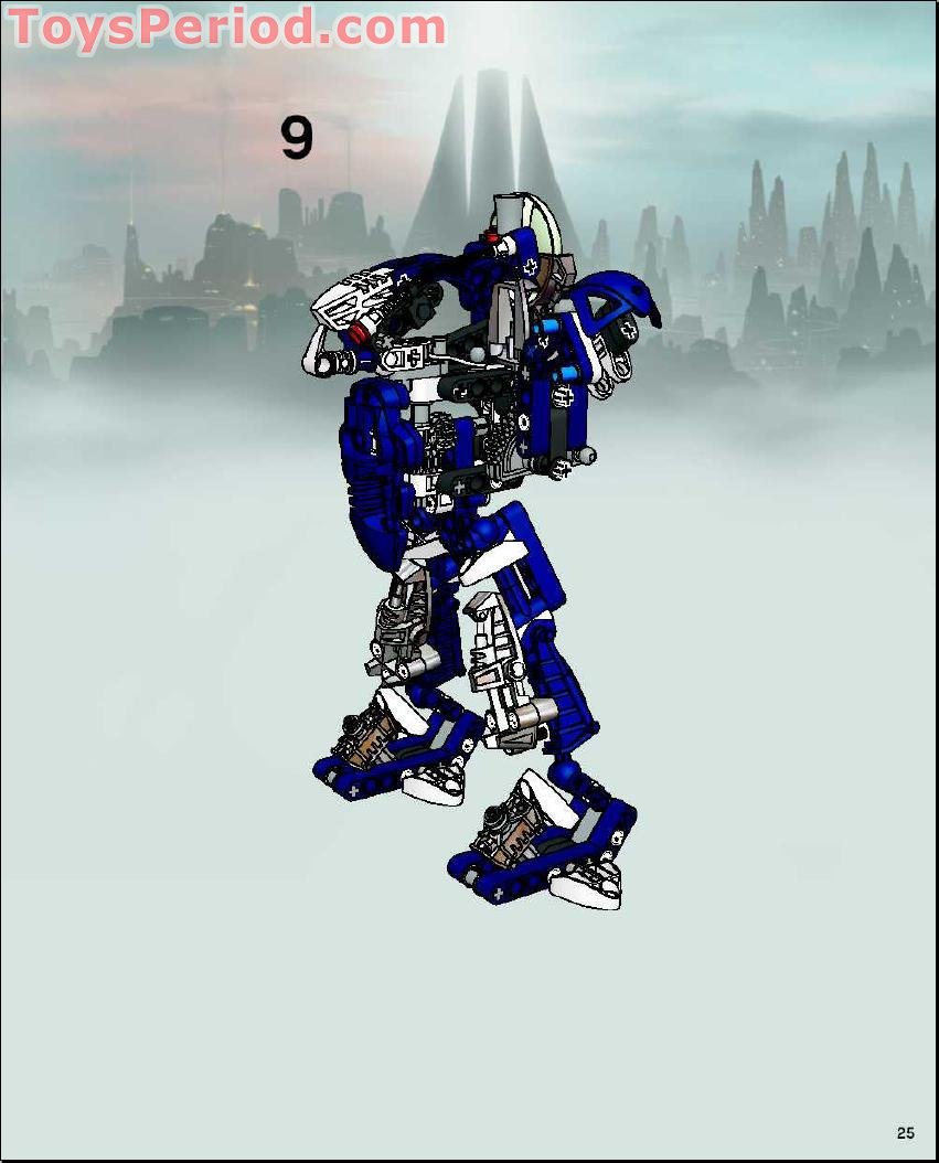 LEGO 8623 Krekka Instructions and Parts List