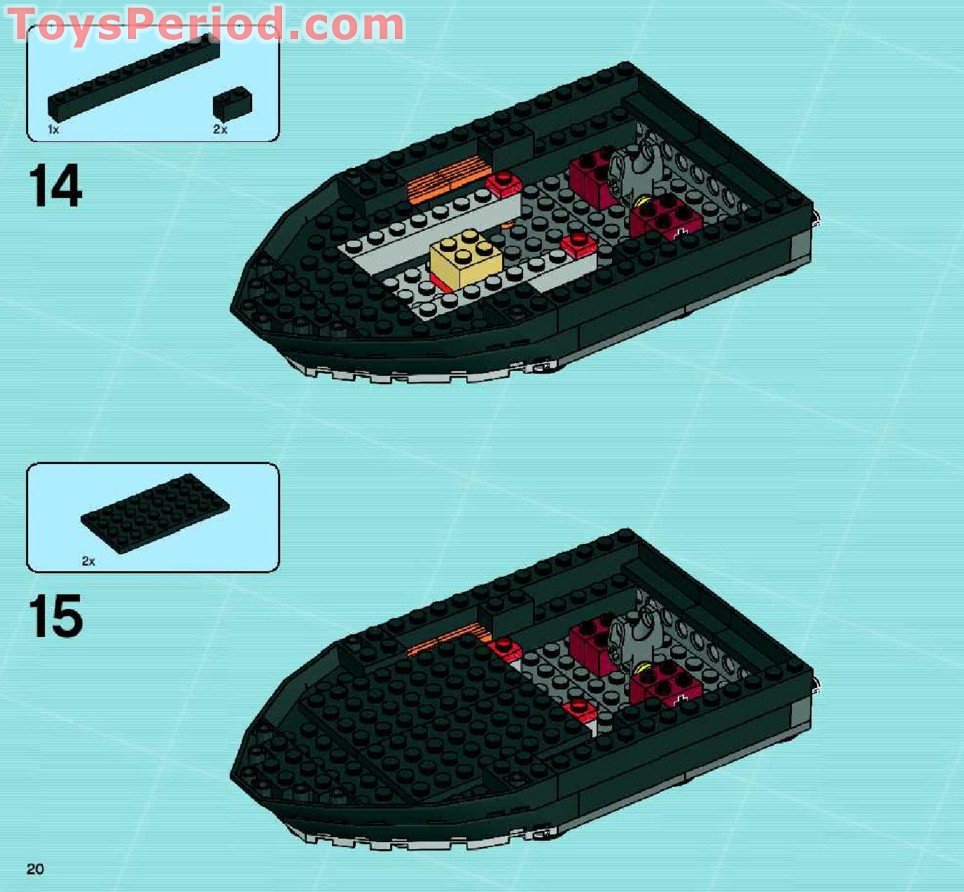 LEGO 8636 Mission 7: Deep Sea Quest Instructions and Parts List