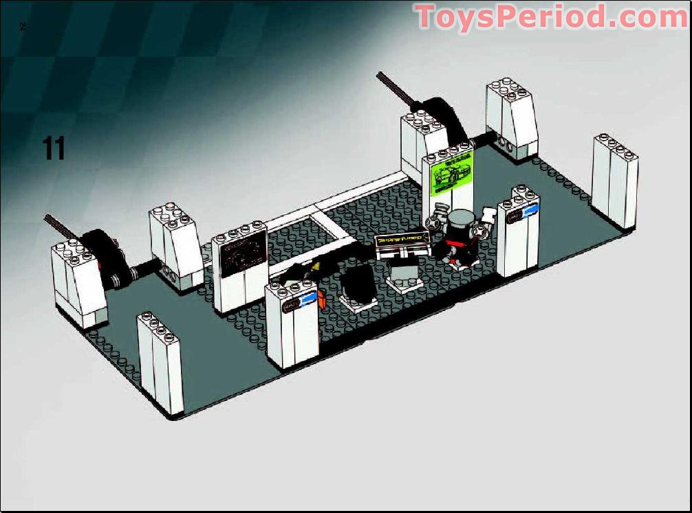 LEGO 8681 Tuner Garage Instructions and Parts List