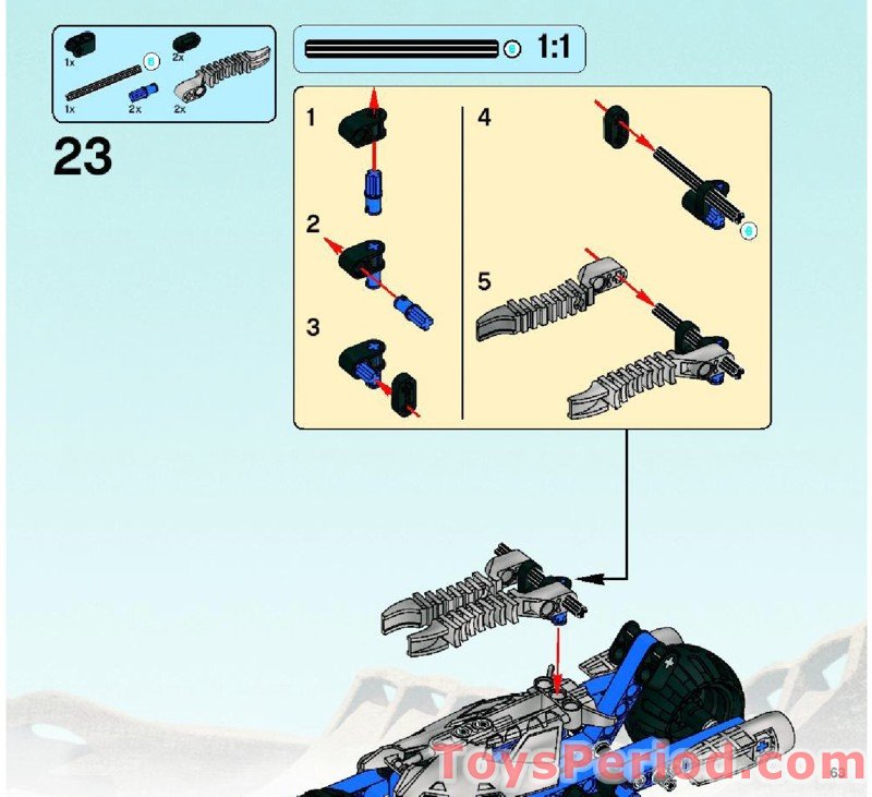 LEGO 8993 Kaxium V3 Instructions and Parts List