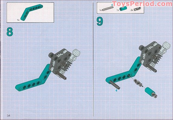 LEGO 8239 Cyber Challenge Instructions and Parts List