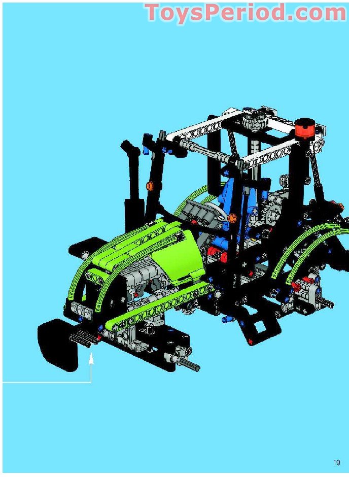 LEGO 8284-1 Dune Buggy or Tractor Instructions and Parts List