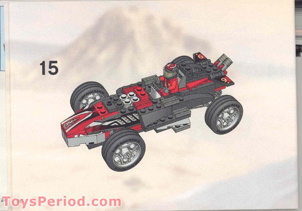 LEGO 8357 Zonic Strike Instructions and Parts List