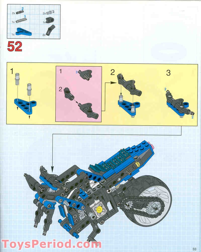 LEGO 8417 Mag Wheel Master Instructions and Parts List