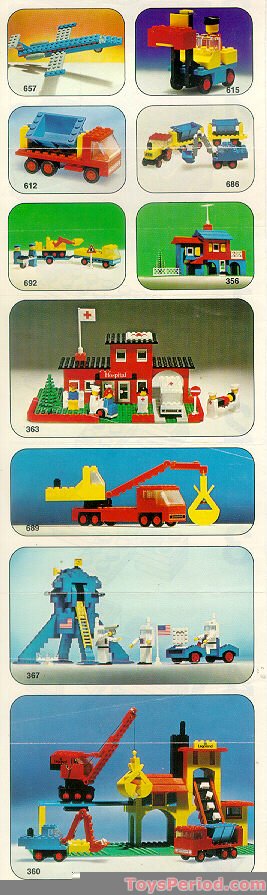 LEGO 660 Car with Plane Transporter Instructions and Parts List