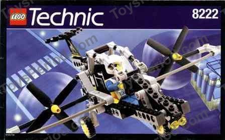 LEGO 8222 V-Tol Instructions and Parts List