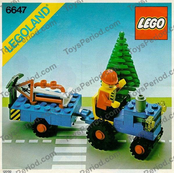 LEGO 6647 Highway Repair Instructions and Parts List
