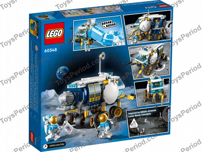 LEGO 60348 Lunar Roving Vehicle Set Parts List