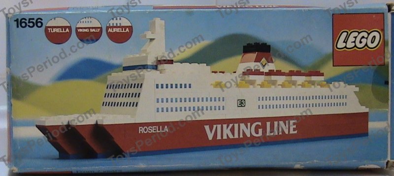 LEGO 1656-2 Viking Line Promotional Set - Cruise Ship Instructions and ...