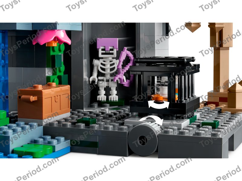 LEGO 21189 The Skeleton Dungeon Set Parts List