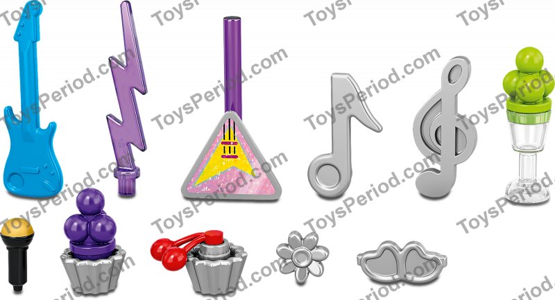 LEGO 41258 Vibe City Concert Set Parts List