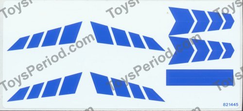 LEGO Sets with Part 8824stk01 Sticker Sheet for Set 8824 - (821445)