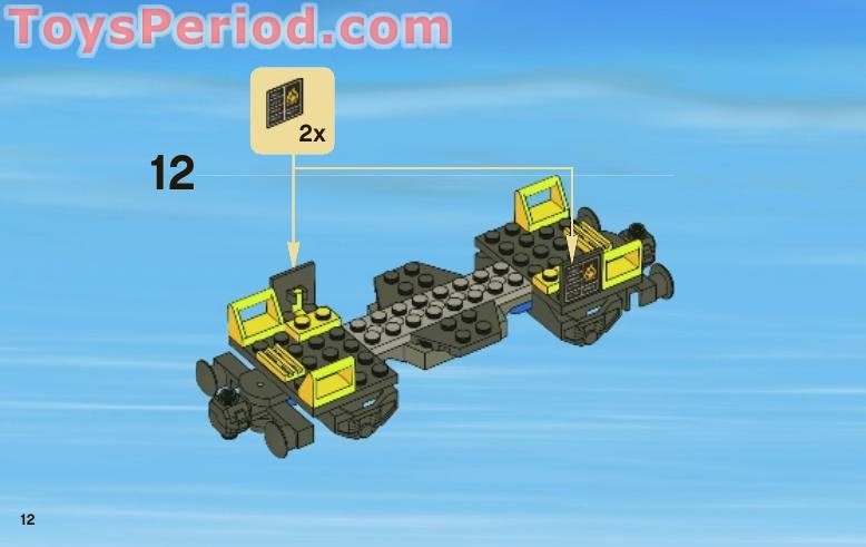 LEGO 7939 Cargo Train Instructions and Parts List