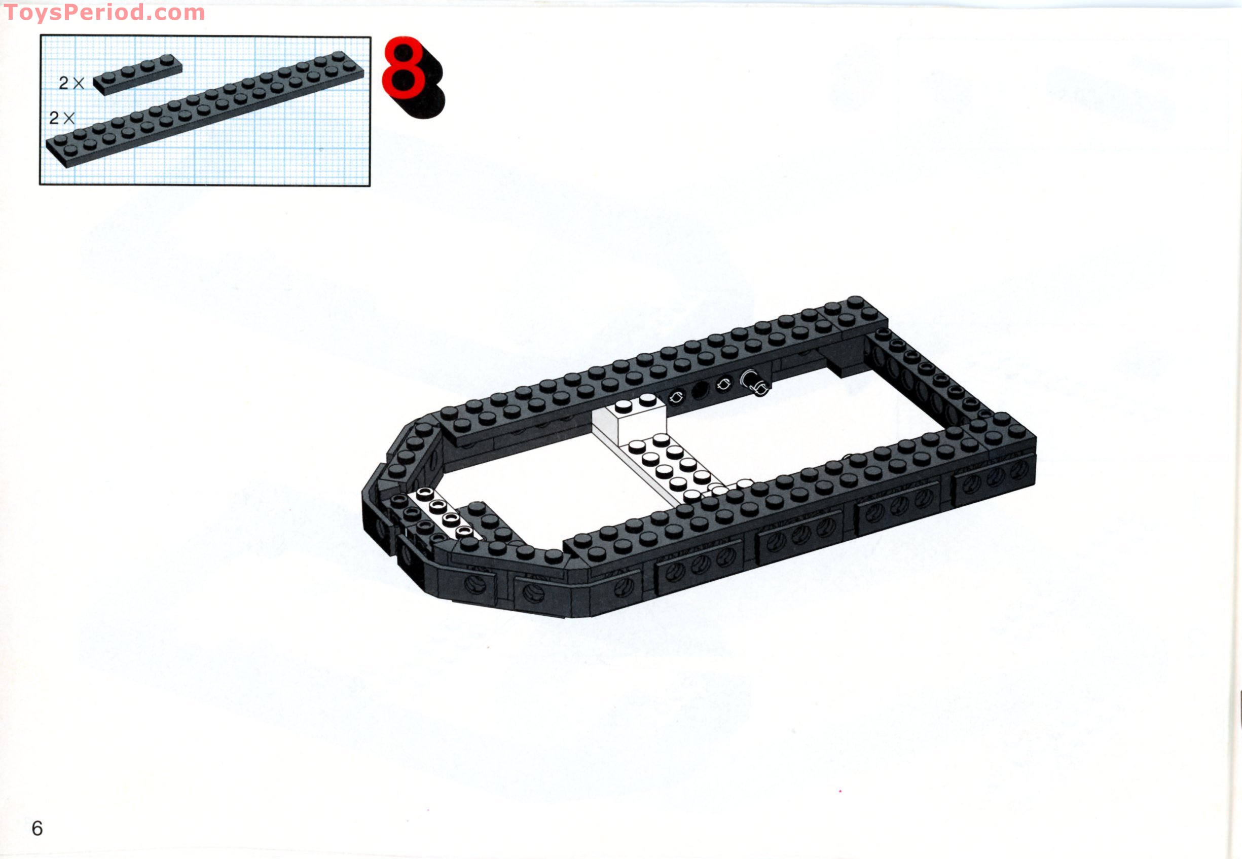 LEGO 8824 Hovercraft Instructions and Parts List
