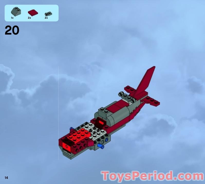 LEGO 9467 The Ghost Train Instructions and Parts List