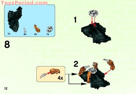 LEGO 44002 Rocka Instructions and Parts List