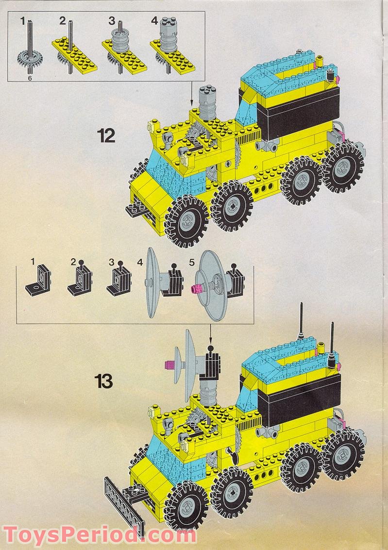 LEGO 744 Universal Building Set Instructions and Parts List