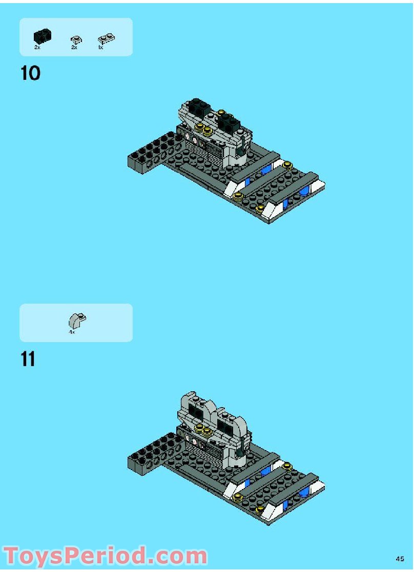 LEGO 10191 Star Justice Instructions and Parts List