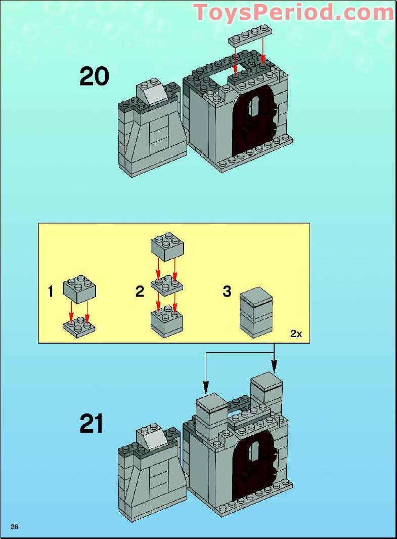 LEGO 3827 Adventures in Bikini Bottom Instructions and Parts List