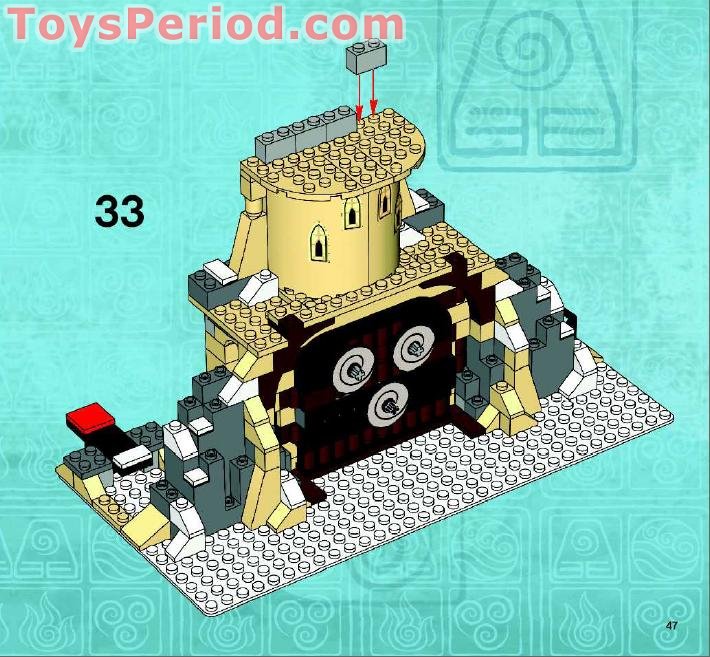 LEGO 3828 Air Temple Instructions and Parts List