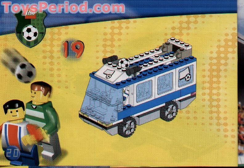 LEGO 3405 Blue Bus Instructions and Parts List