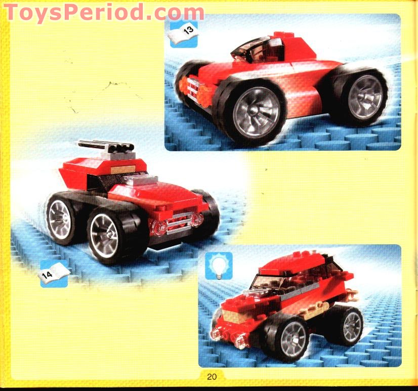 LEGO 4883 Gear Grinders Instructions and Parts List