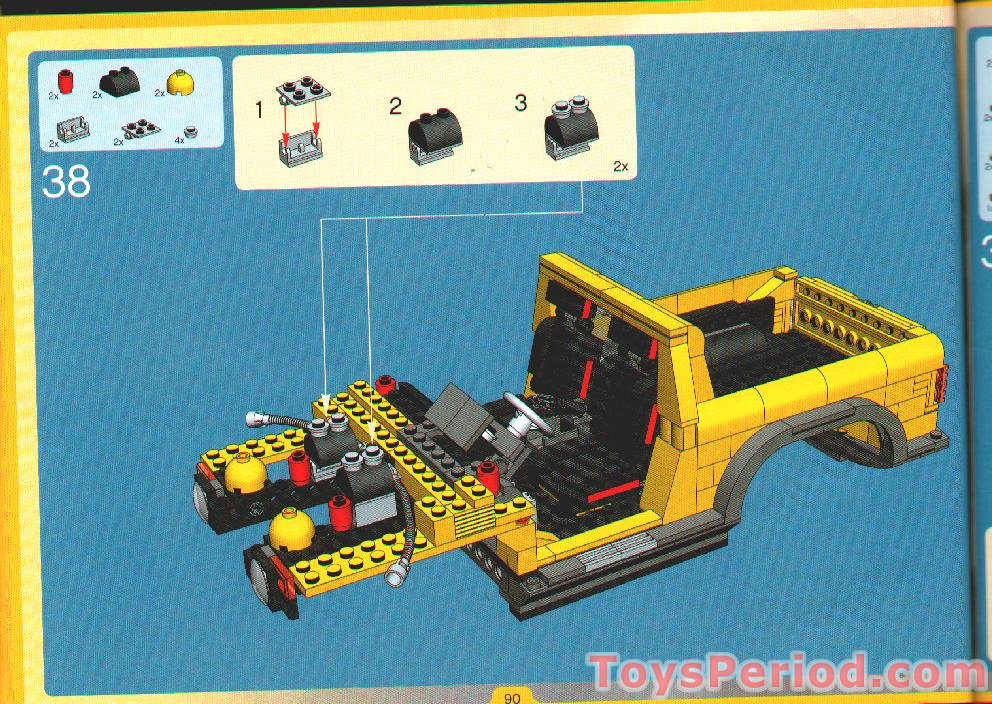 LEGO 4404 Land Busters Instructions and Parts List