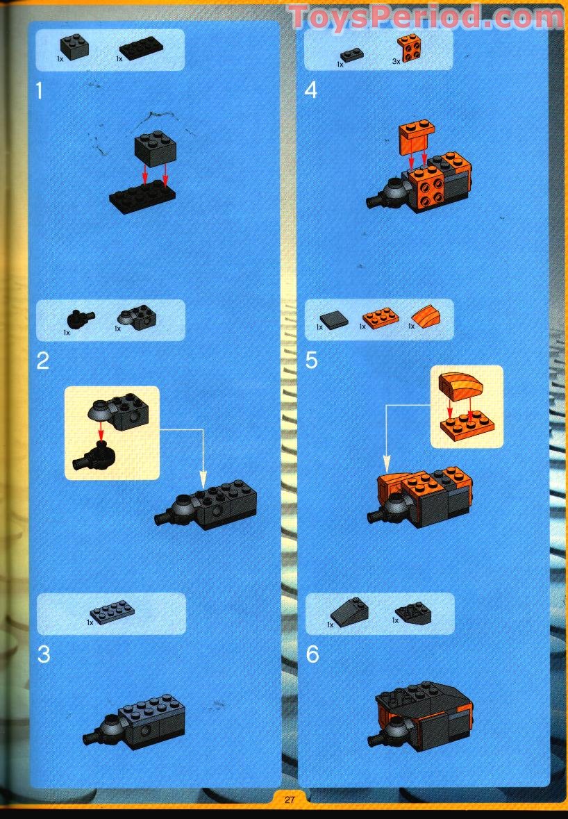 LEGO 4508 Titan Xp Instructions and Parts List