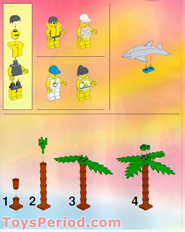 LEGO 6414 Dolphin Point Instructions and Parts List
