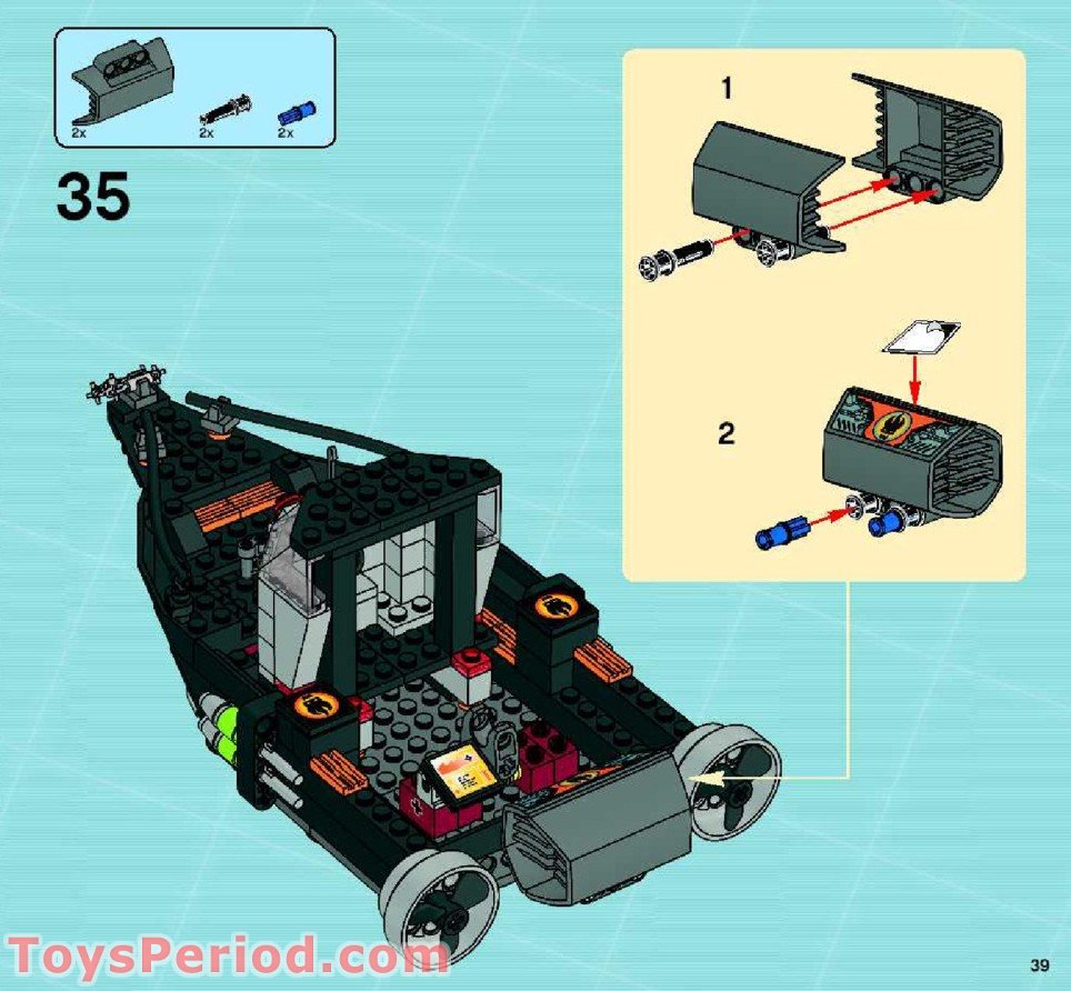 LEGO 8636 Mission 7: Deep Sea Quest Instructions and Parts List