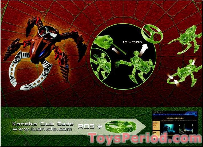 LEGO 8745 Visorak Roporak Instructions and Parts List