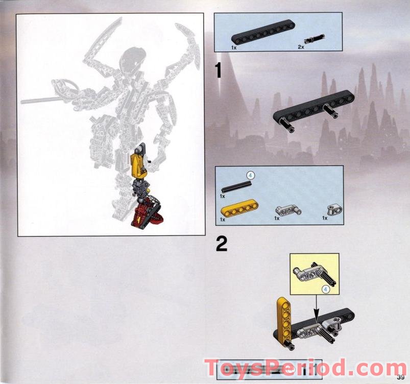 LEGO 8755 Keetongu Instructions and Parts List