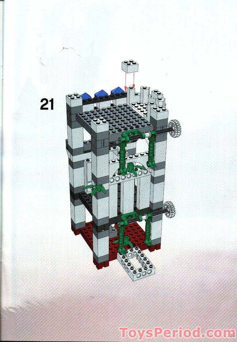 LEGO 8780 Citadel of Orlan Instructions and Parts List