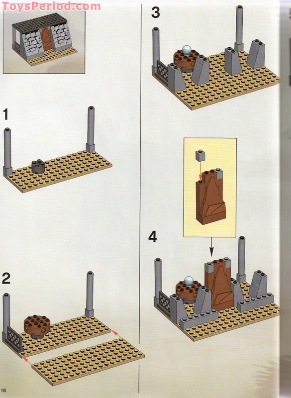 LEGO 8877 Vladek's Dark Fortress Instructions and Parts List