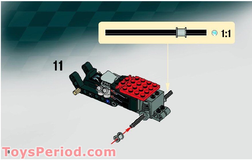 LEGO 8164 Extreme Wheelie Instructions and Parts List