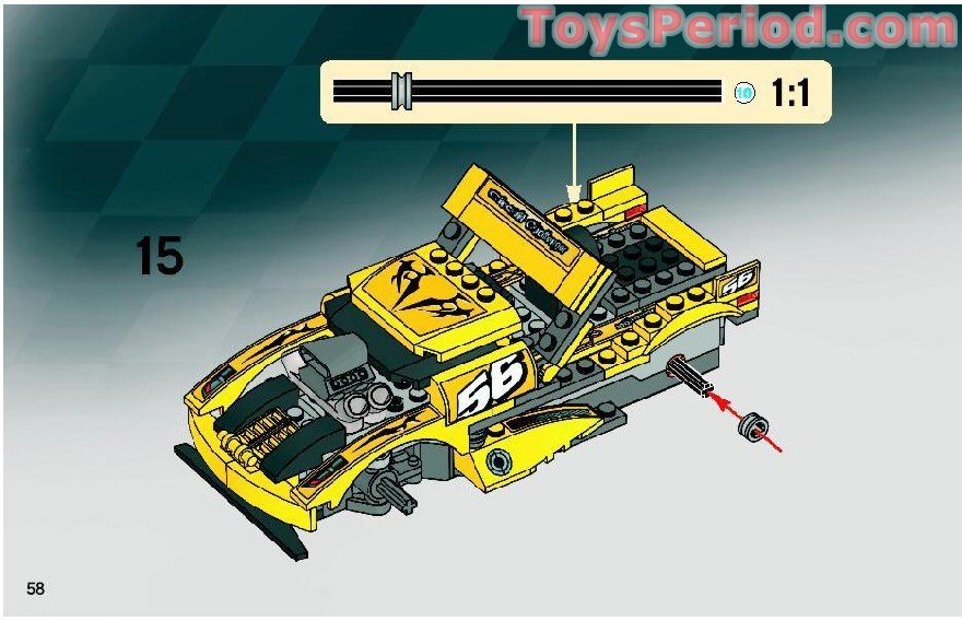LEGO 8183 Track Turbo RC Instructions and Parts List