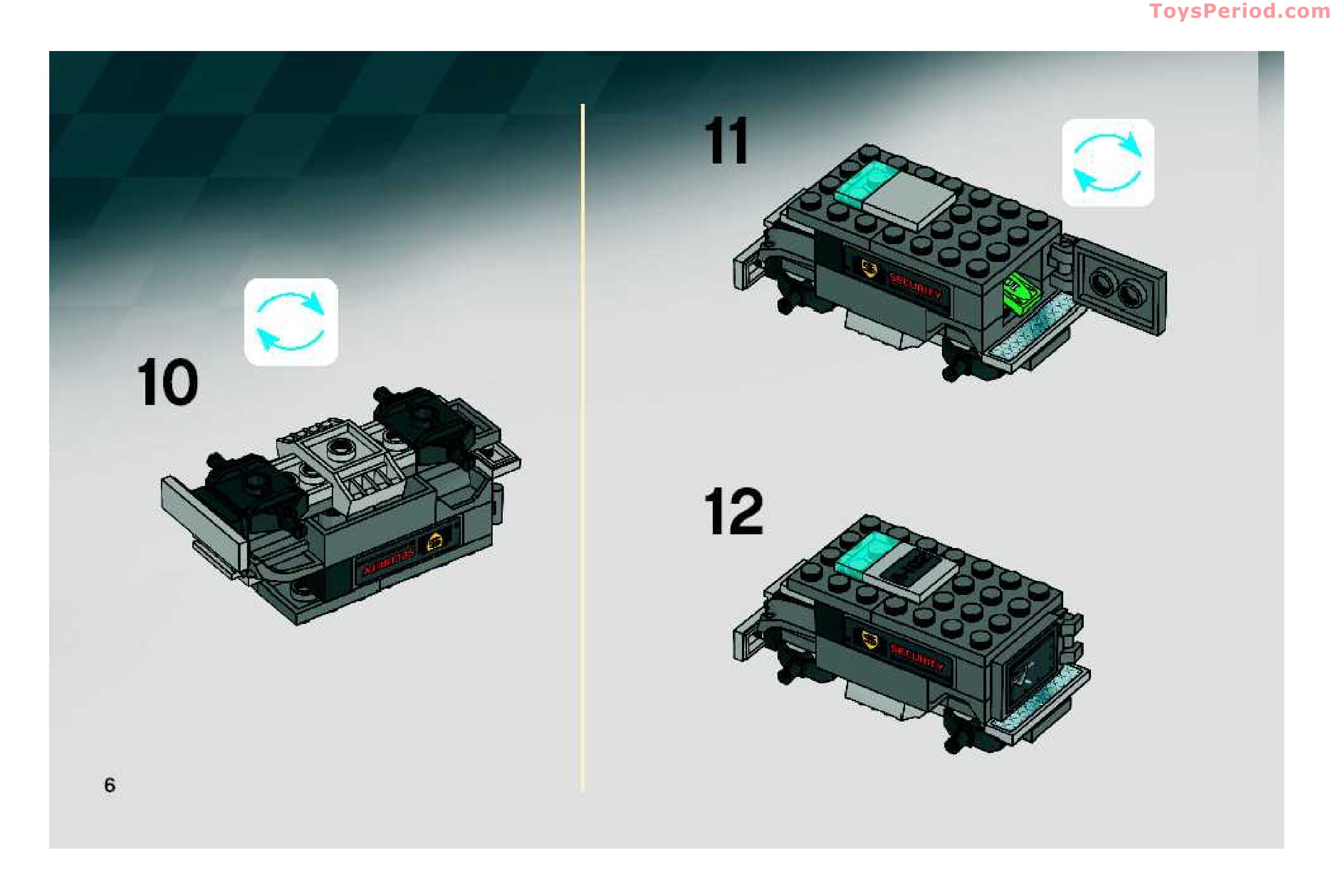 LEGO 8199 Security Smash Instructions and Parts List