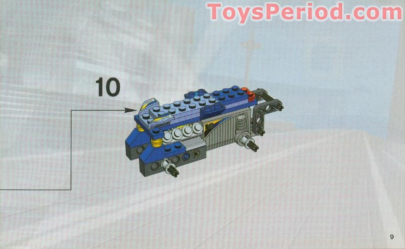 LEGO 8383 Nitro Terminator Instructions and Parts List