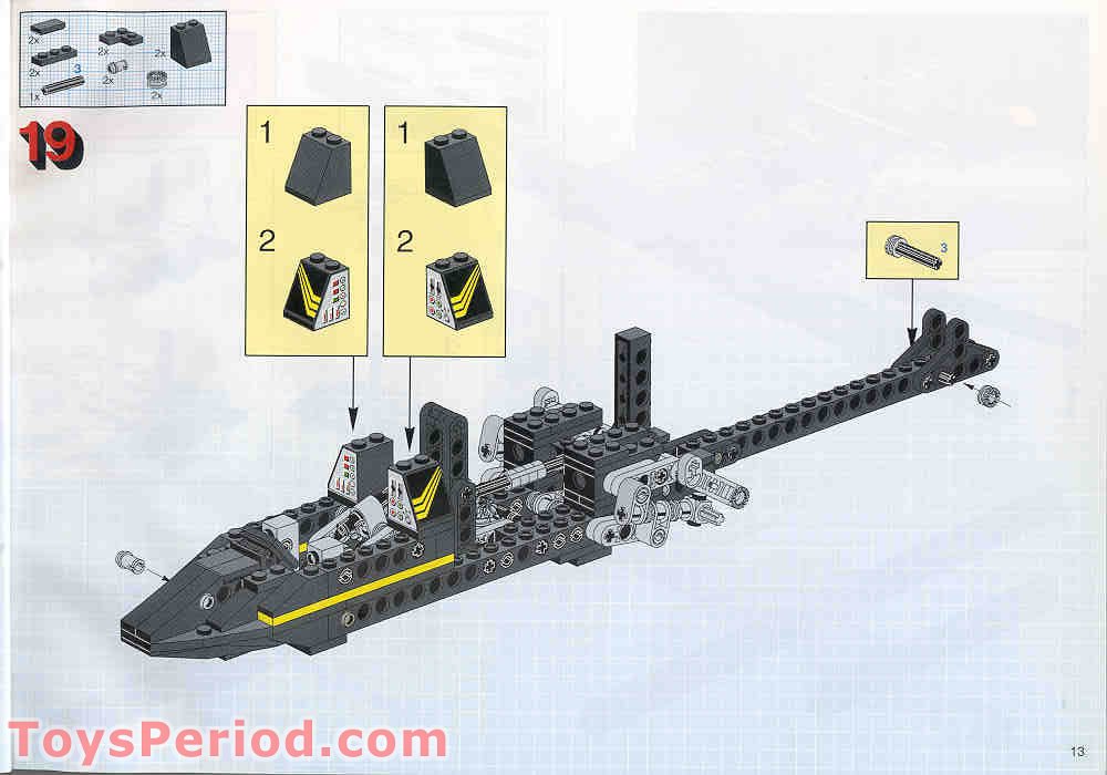 LEGO 8425 Black Hawk Instructions and Parts List
