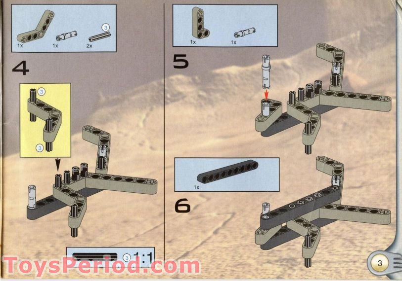 LEGO 8548 Nui-Jaga Instructions and Parts List