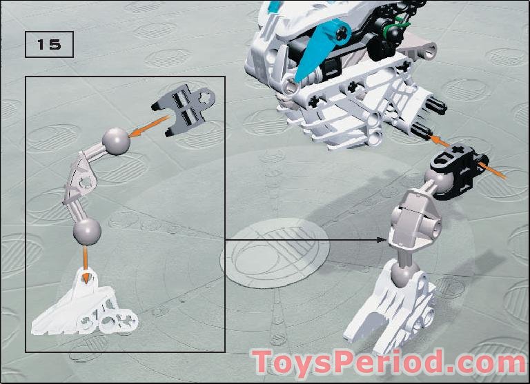 LEGO 8565 Kohrak Instructions and Parts List