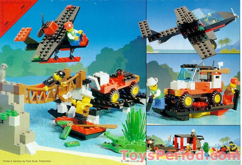 LEGO 6563 Gator Landing Instructions and Parts List